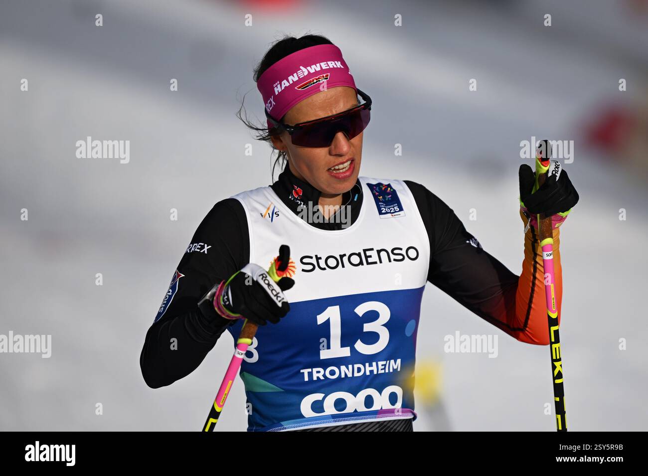 Trondheim, Norway. 27th Feb, 2025. Nordic skiing: World Championships, cross-country skiing ...