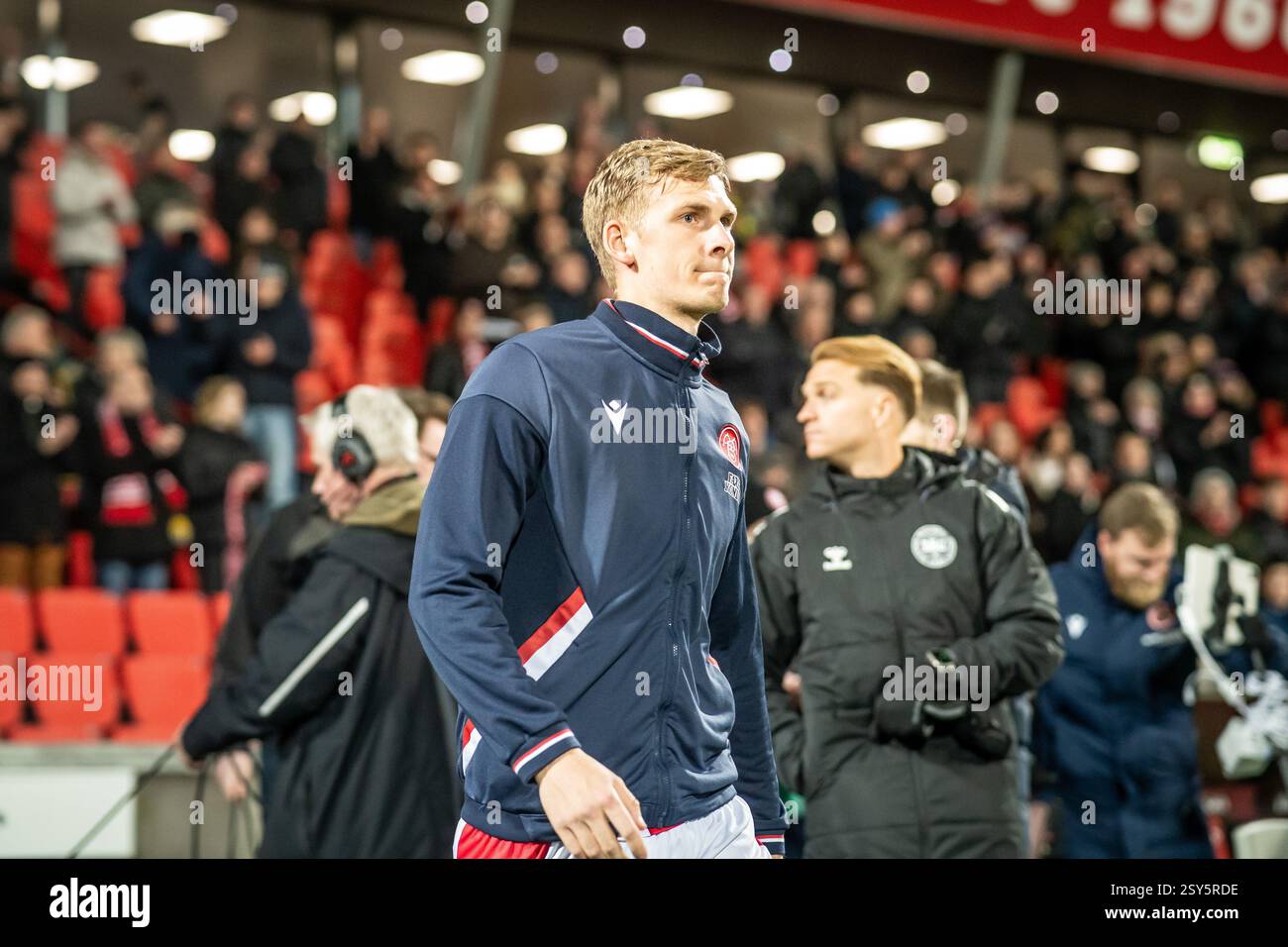 Aalborg, Denmark. 26th Feb, 2025. Bjarne Pudel of Aalborg BK seen ...