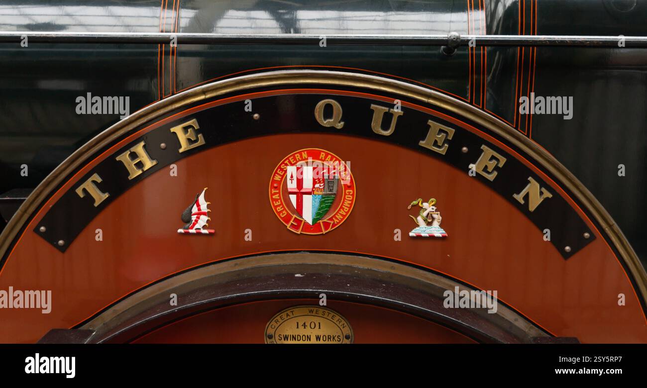 14 january 2023 Windsor, England. The Queen Locomotive, Windsor Royal ...