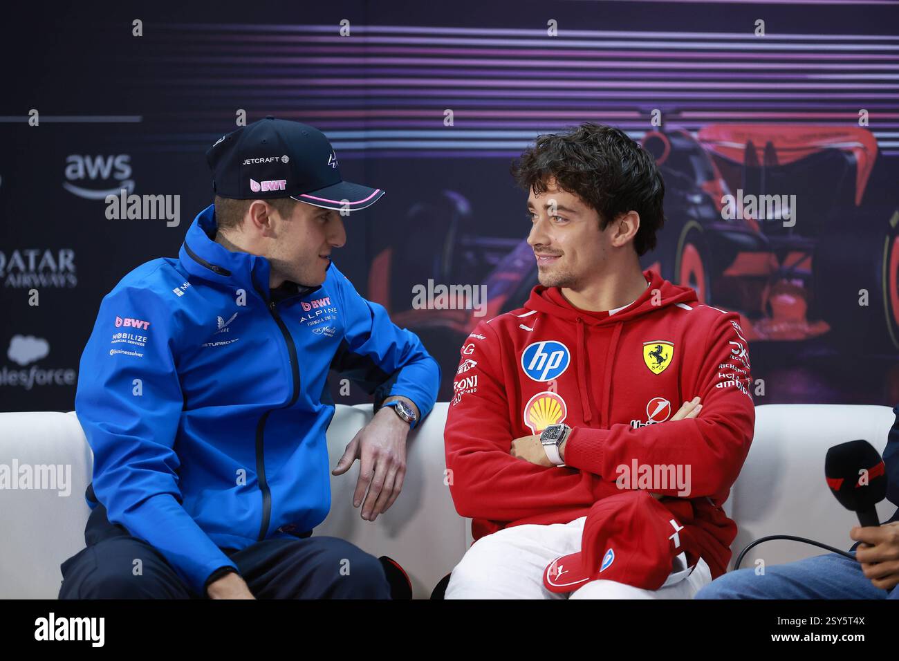 DOOHAN Jack (aus), Alpine F1 Team A525, portrait LECLERC Charles (mco ...