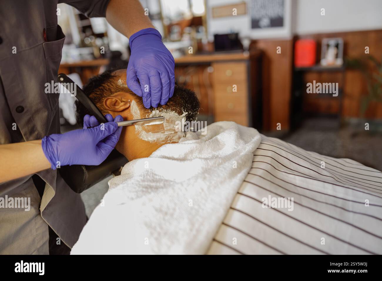 Enjoy a Professional Shaving Experience at a Stylish Barber Shop for ...