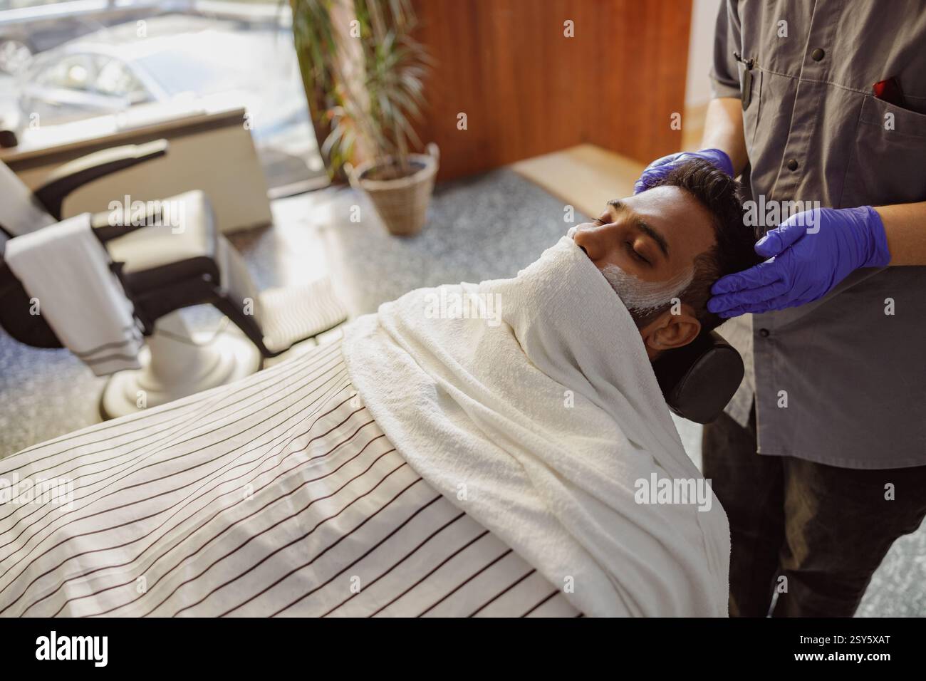 Experience a Relaxing Shave and Facial Treatment at our Premier ...