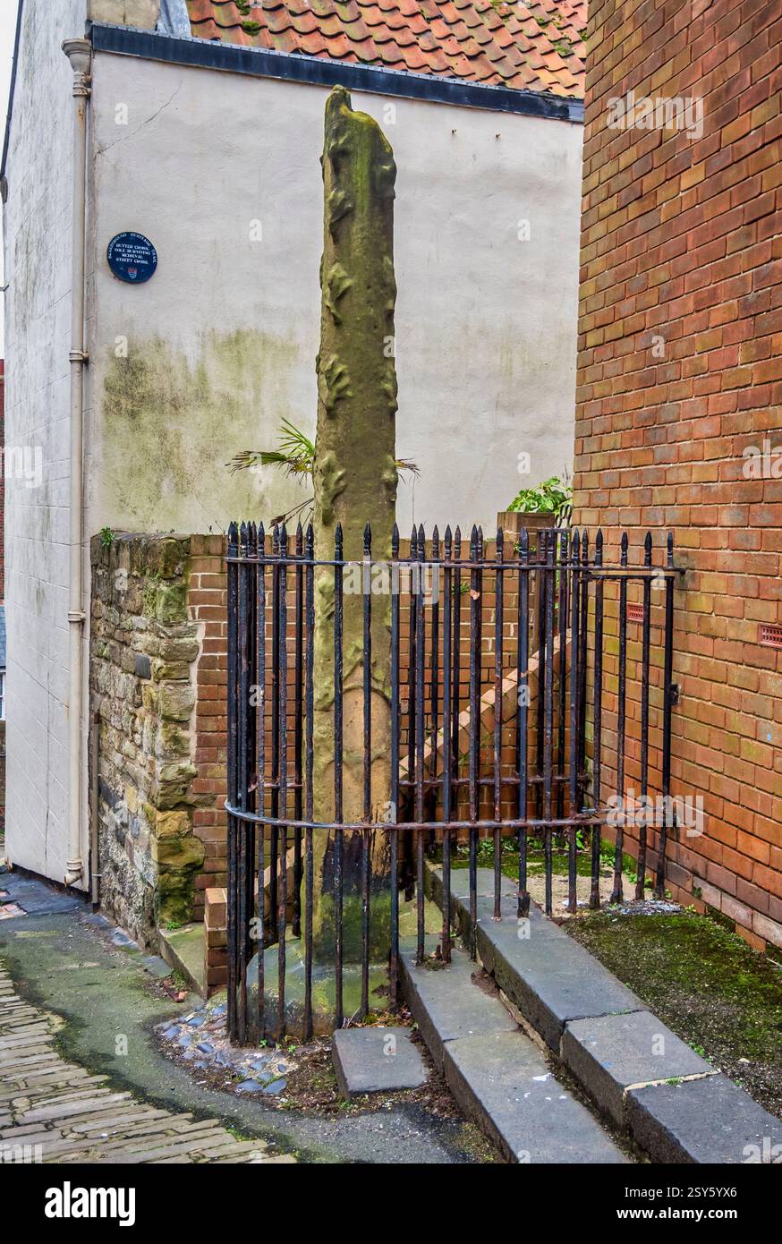 The image is of Scarborough's only surviving 14th century medieval ...