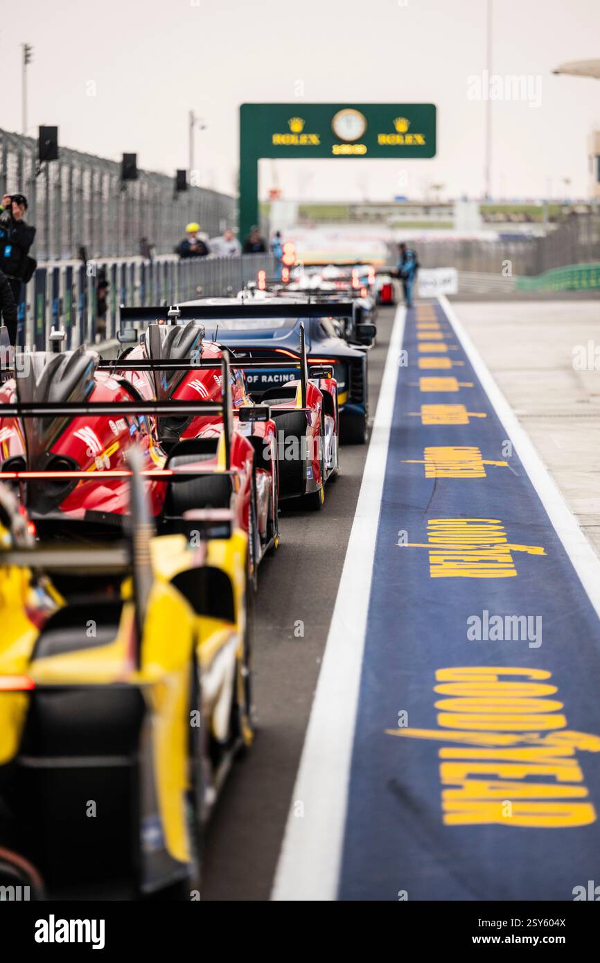 Pitlane, pit exit during the, Qatar. , . FIA World Endurance ...
