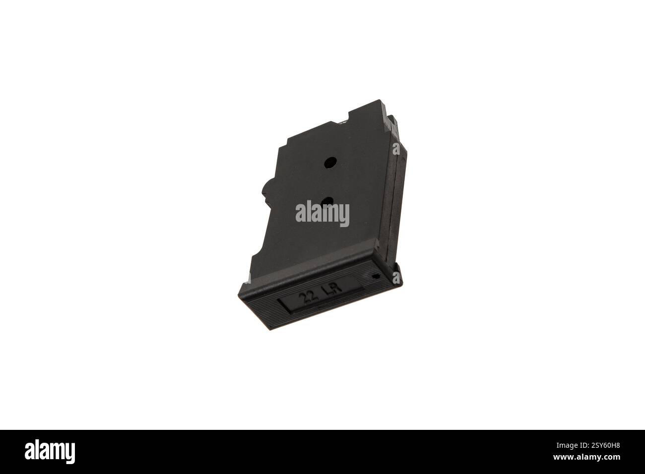 Black .22 LR magazine, used to hold and feed .22 caliber long rifle ...