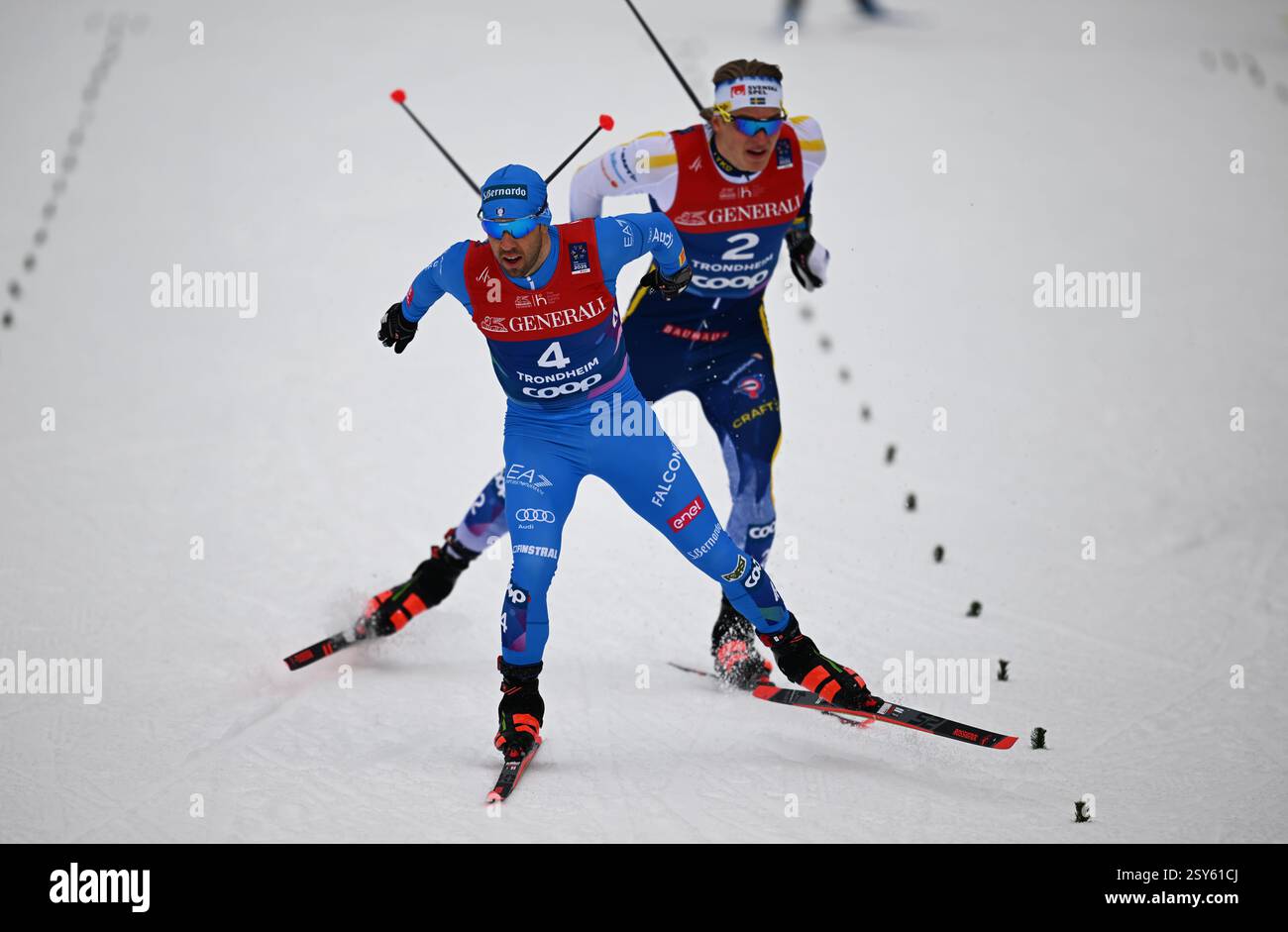 Trondheim, Norway. 27th Feb, 2025. Nordic skiing: World Championships ...