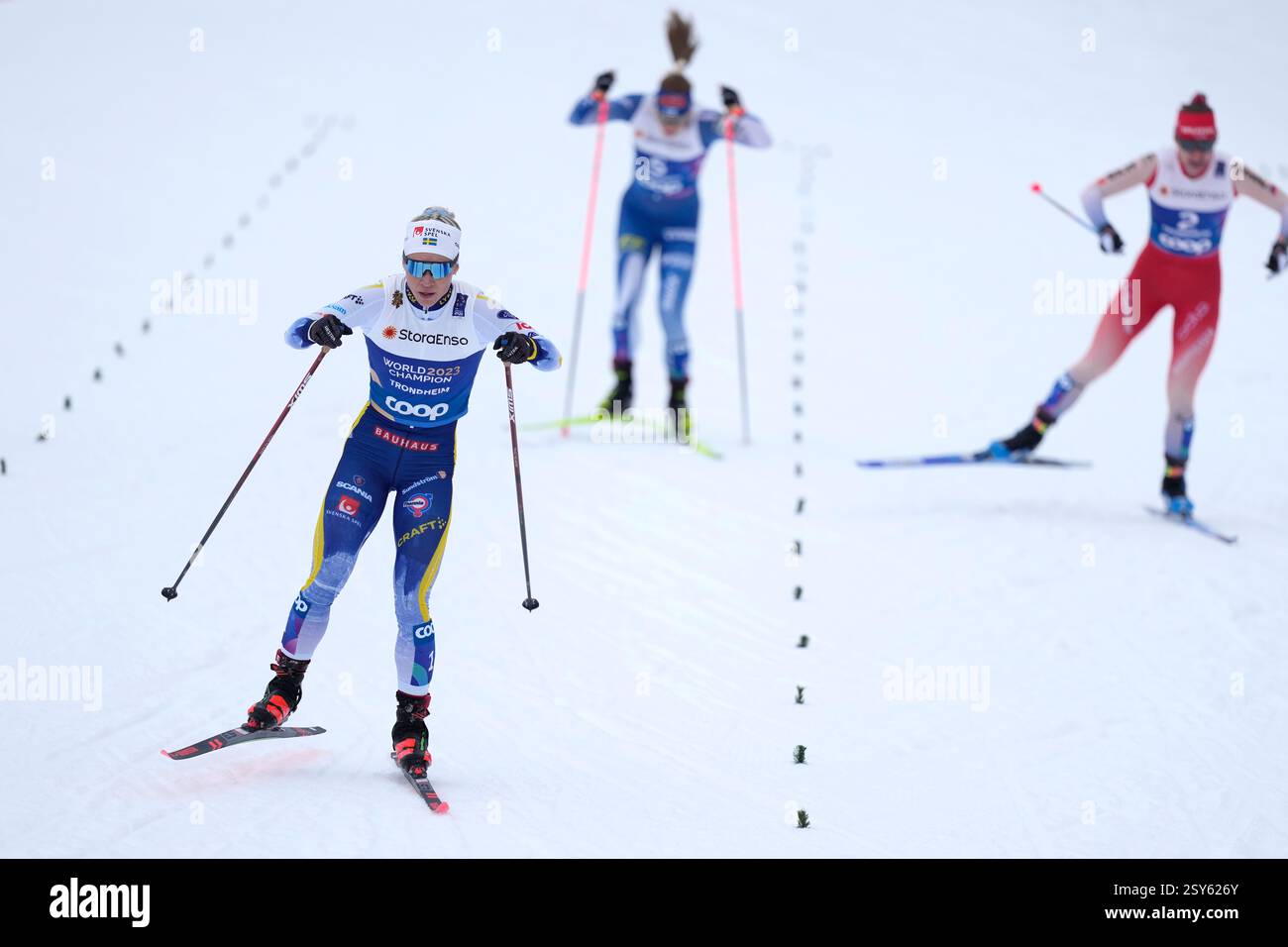 Jonna Sundling of Sweden in action during semifinal heat of the women's ...