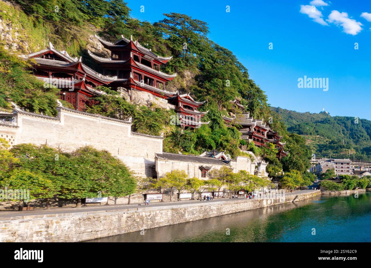 Qinglong Cave Scenic Area, Zhenyuan Ancient Town, Guizhou Province ...