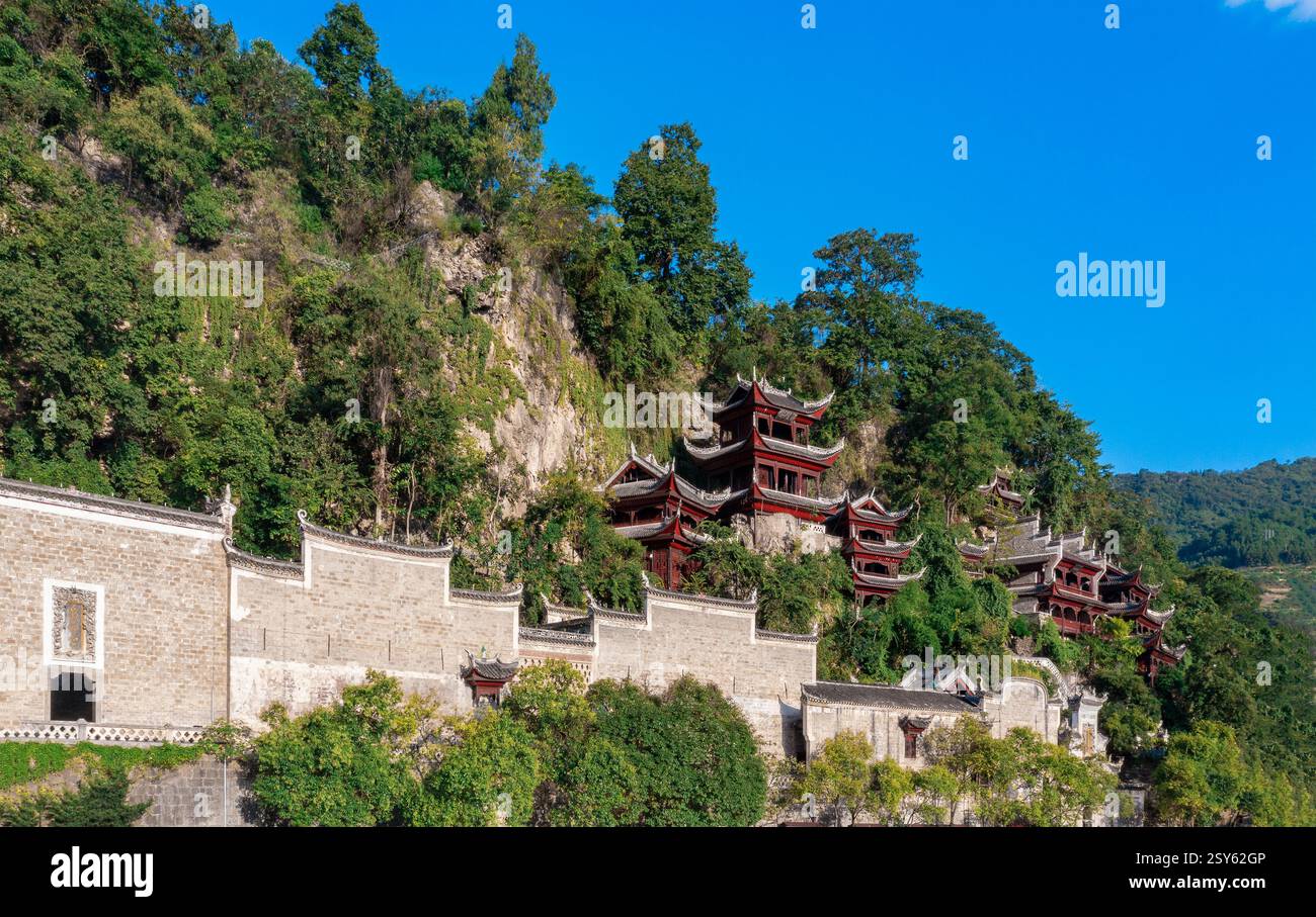 Qinglong Cave Scenic Area, Zhenyuan Ancient Town, Guizhou Province ...