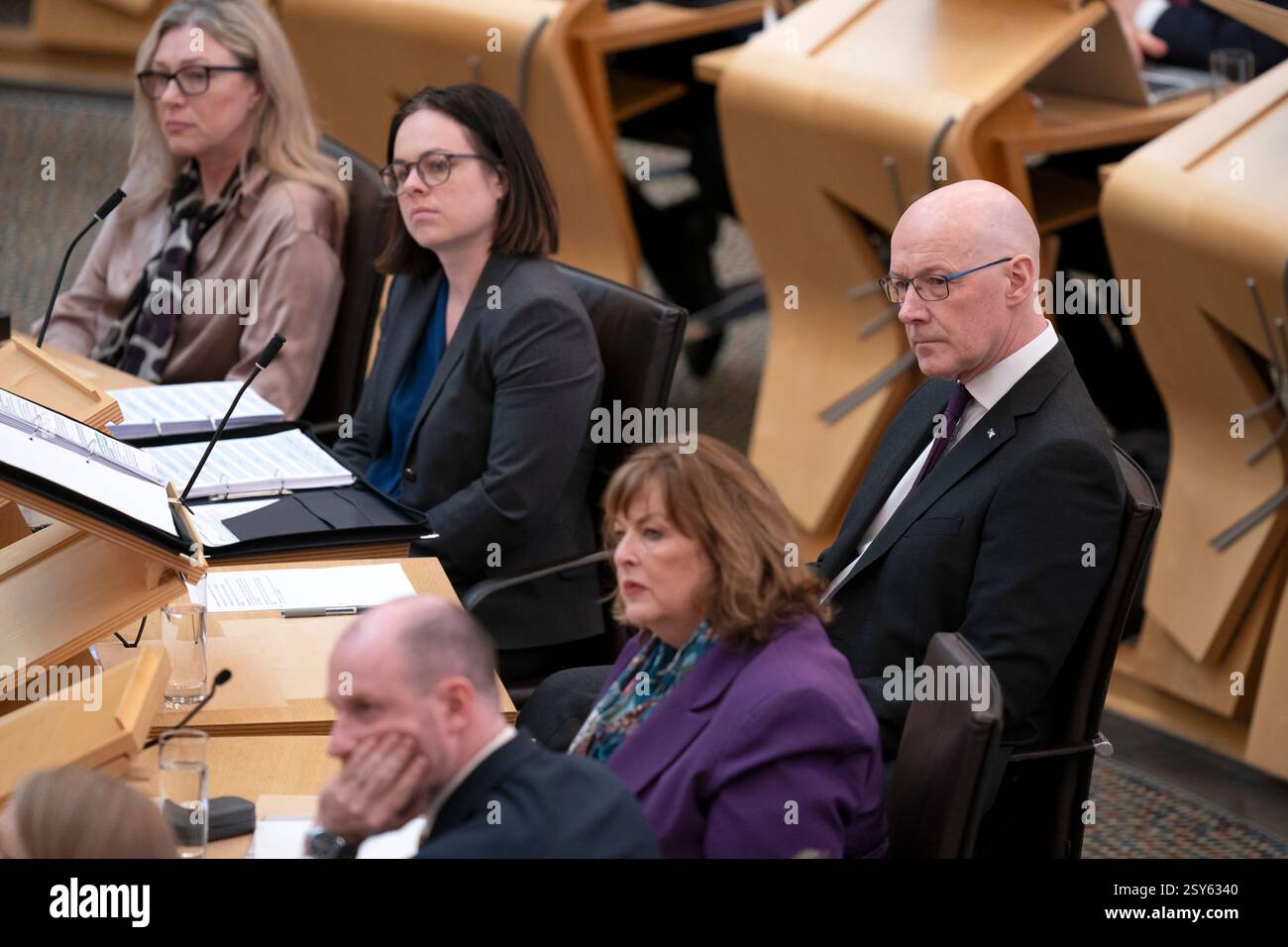 First Minister John Swinney during First Minister's Questions at the ...