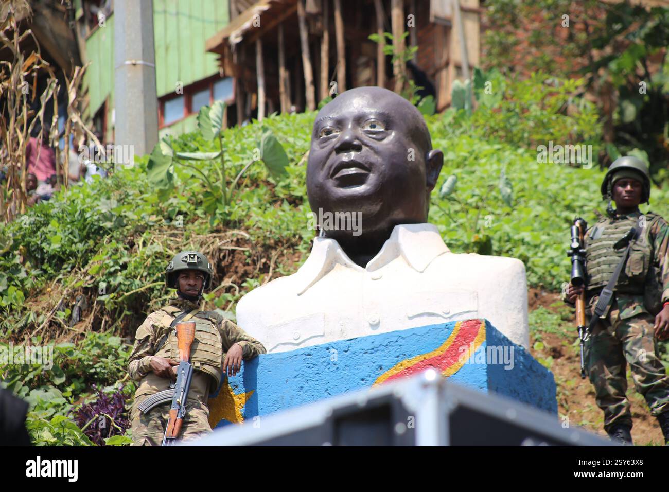 First major meeting of the M23 in Bukavu. Corneille Nanga and his ...