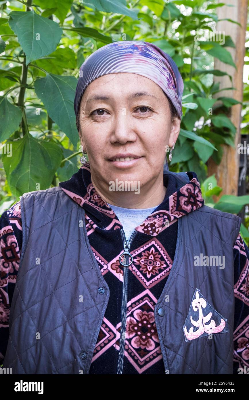 Kyrgyzstan. Kochkor. portrait Stock Photo - Alamy