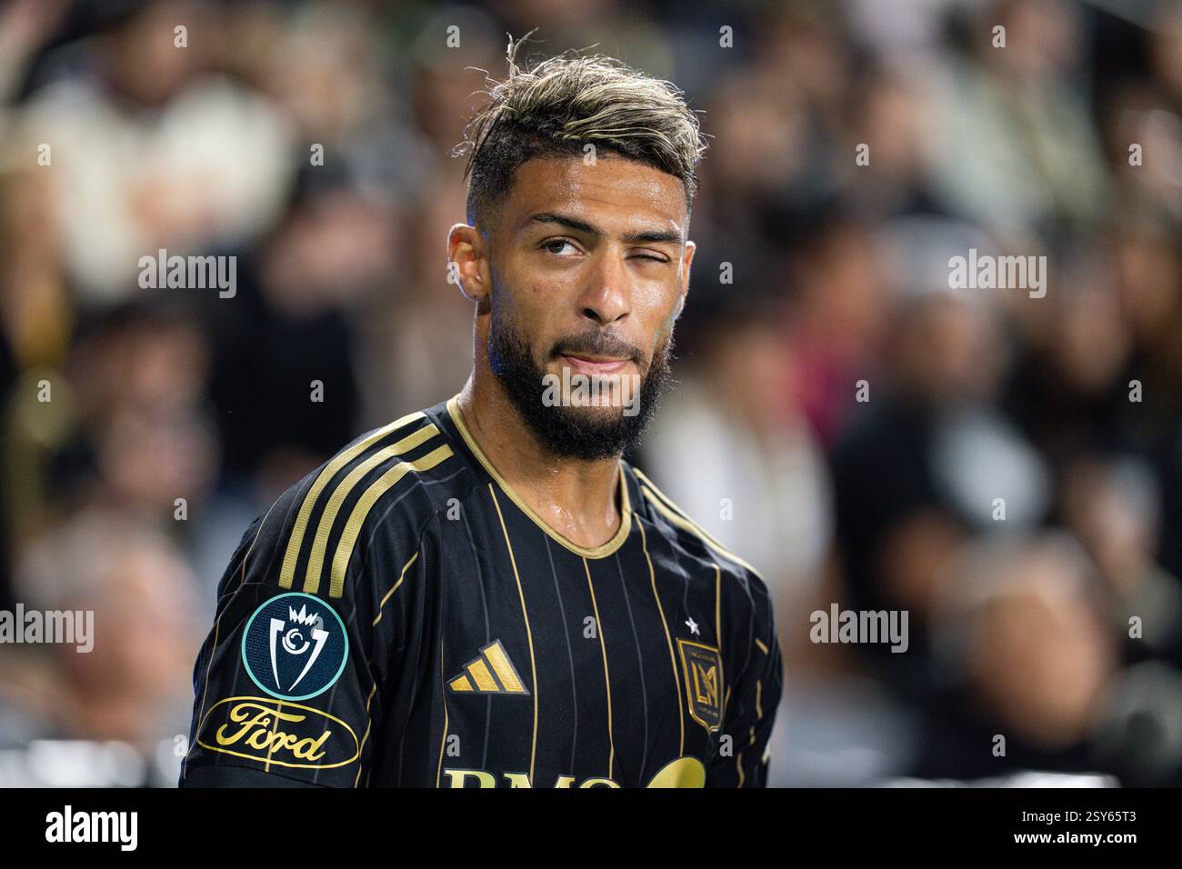 LAFC forward Denis Bouanga (99) during the CONCACAF Champions Cup Round ...