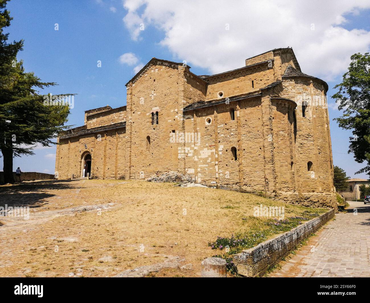 Italy. San Leo. San Leone cathedral Stock Photo - Alamy