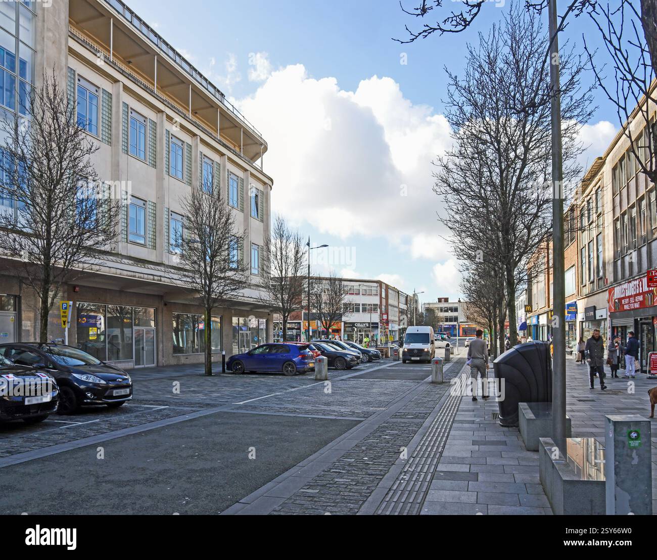 Empty tading units in the former Derrys department store converted into ...