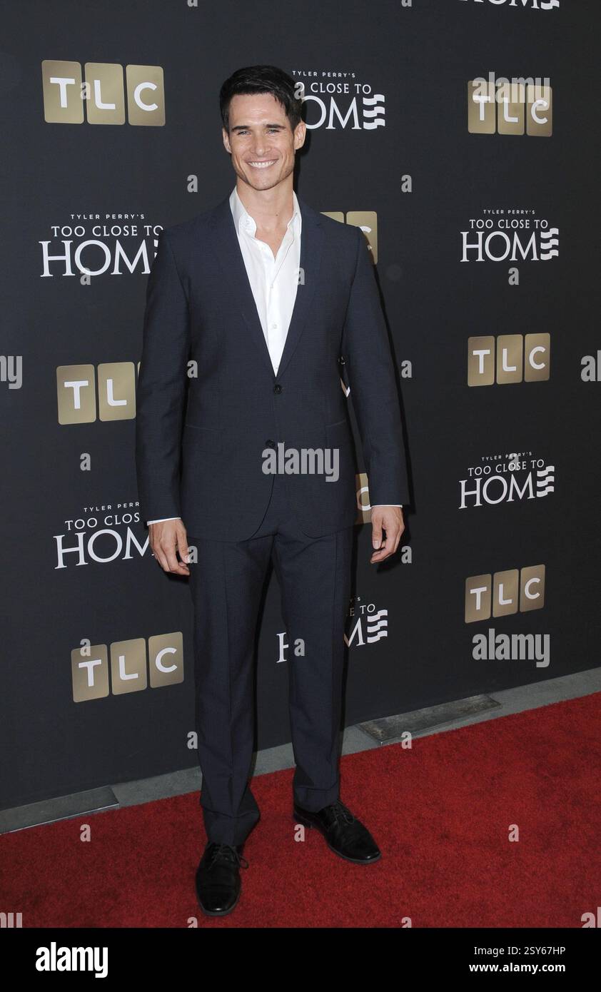 Nick Ballard arriving at a screening of 'Too Close To Home' at The ...