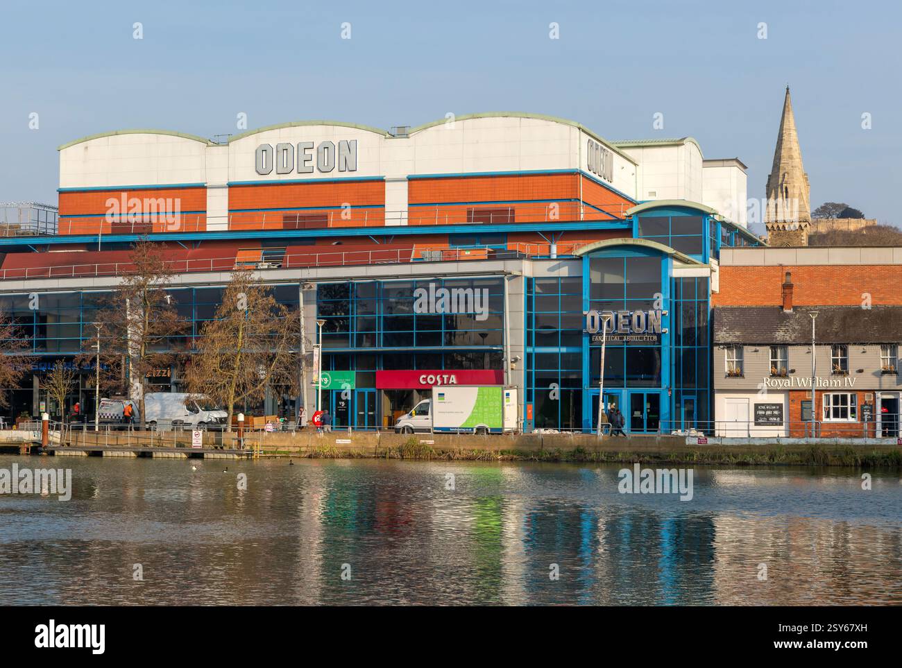 Odeon cinema on waterfront in leisure area of city centre, Brayford ...