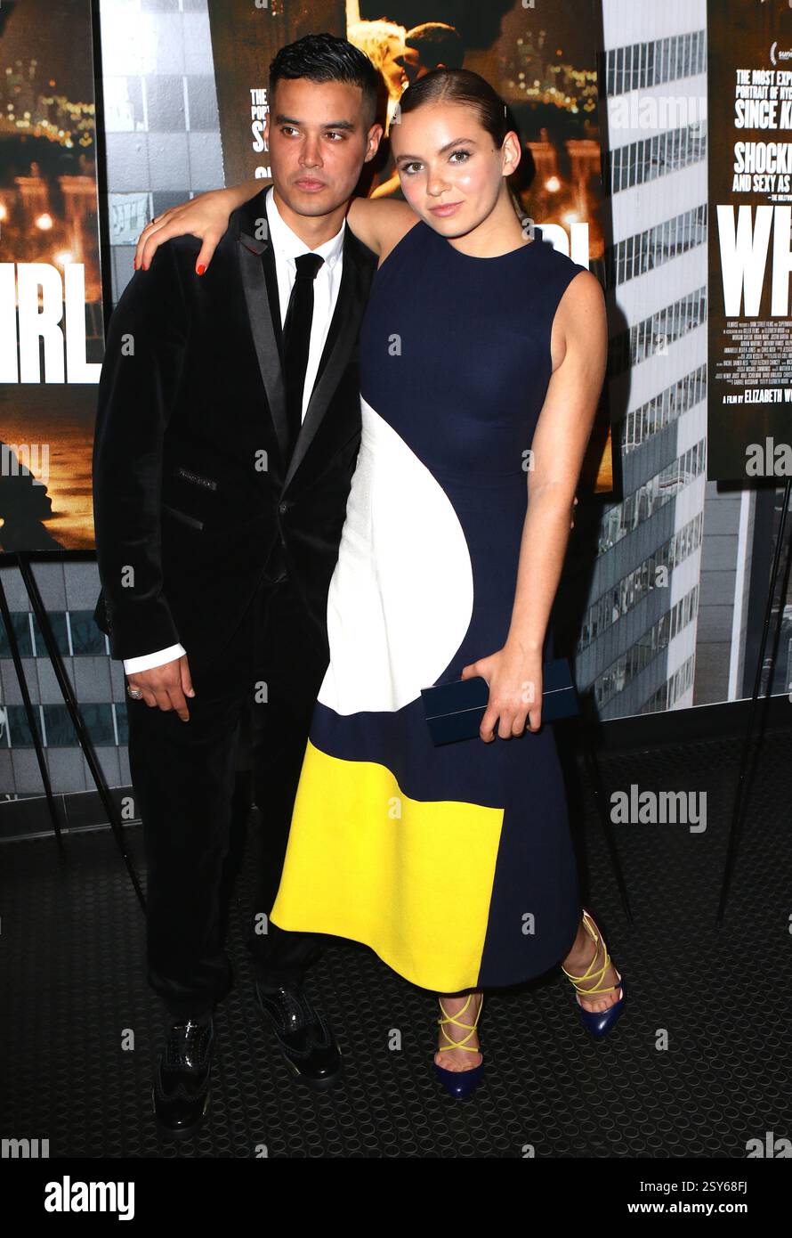 Brian Marc and Morgan Saylor attending the 'White Girl' New York ...