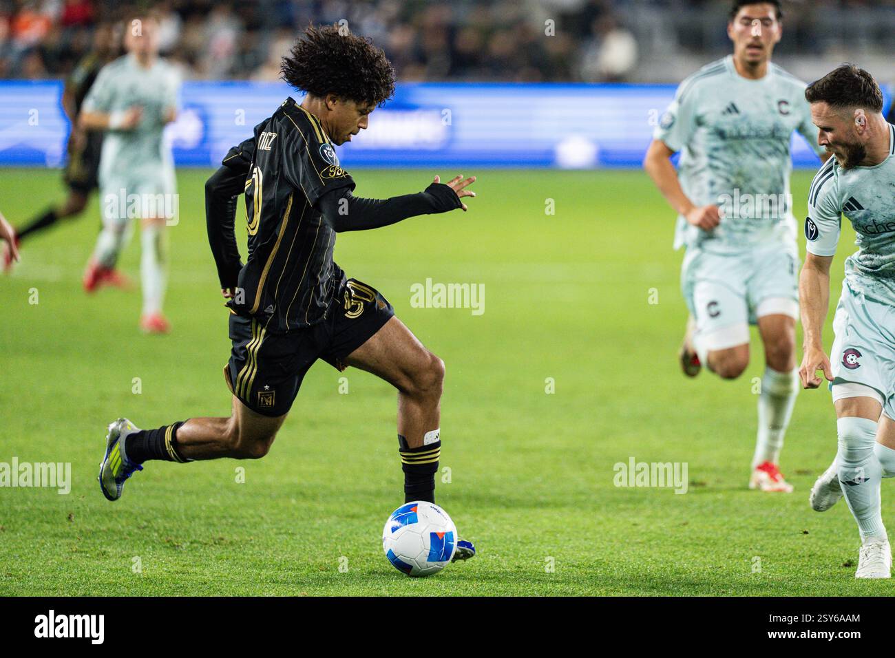 LAFC forward David Martínez (30) during the CONCACAF Champions Cup ...