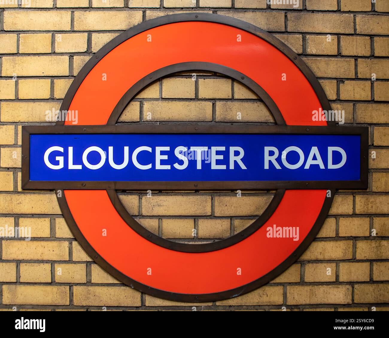 London, UK - March 30th 2023: A sign at Gloucester Road Underground ...