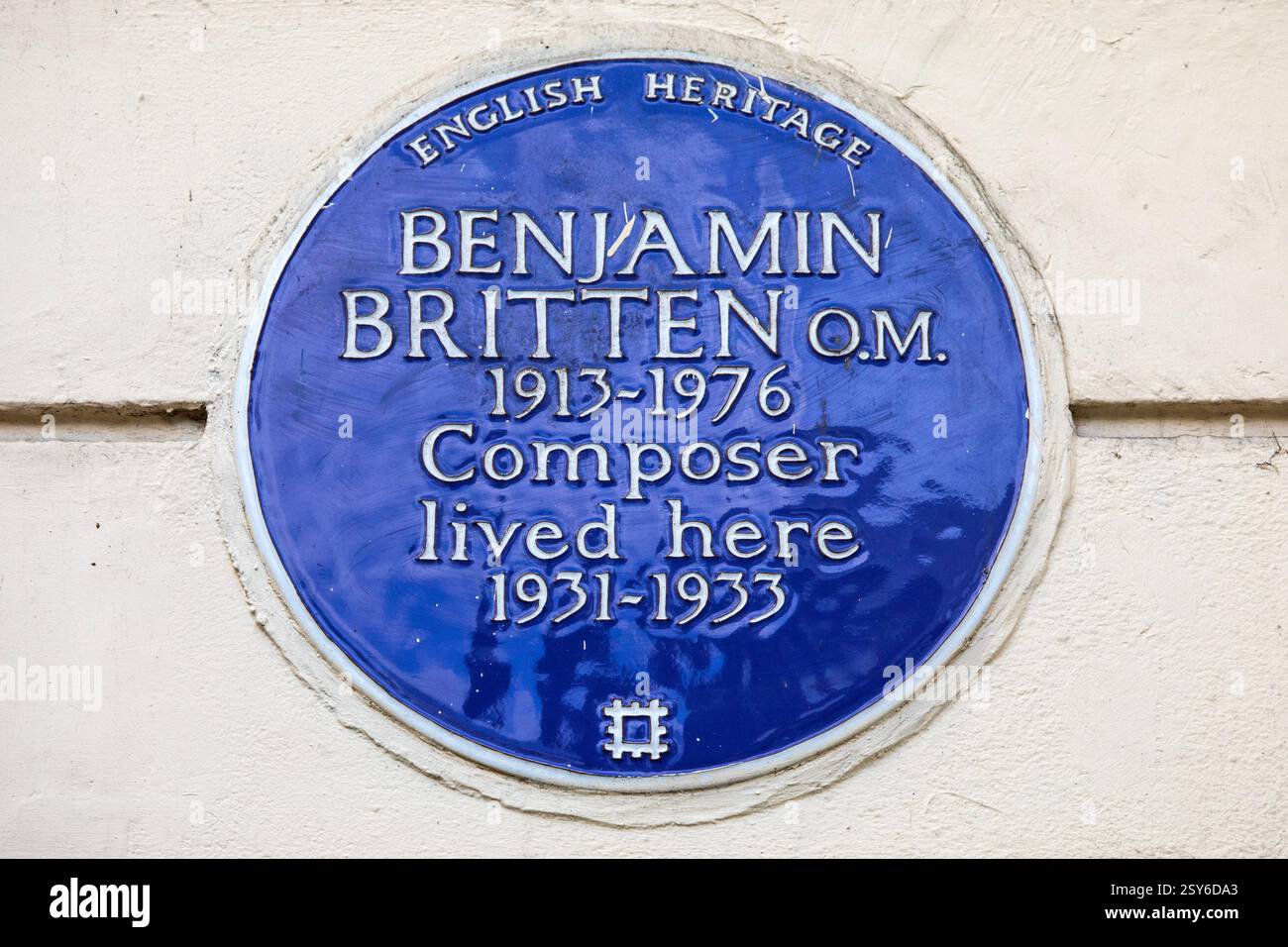 London, UK - March 30th 2023: A blue plaque on Cromwell Road in London ...