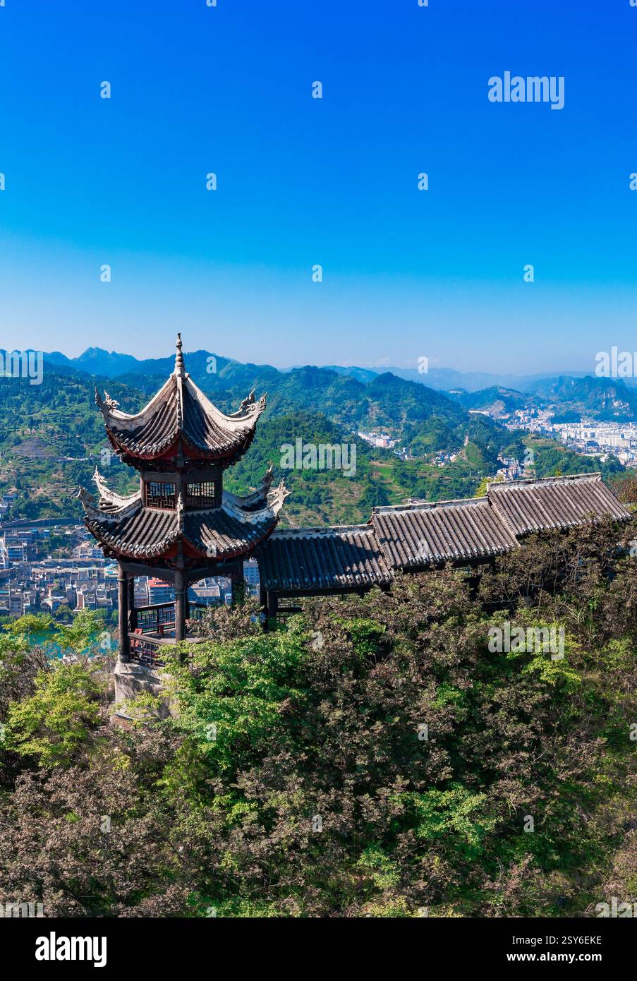 Shiping Mountain Scenic Area, Zhenyuan Ancient Town, Guizhou Province ...