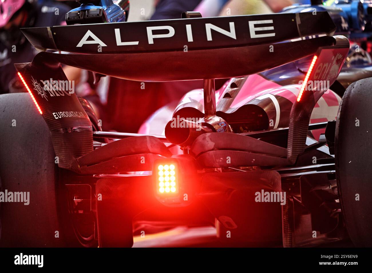 Alpine F1 Team A525 rear wing. 27.02.2025. Formula 1 Testing, Sakhir ...