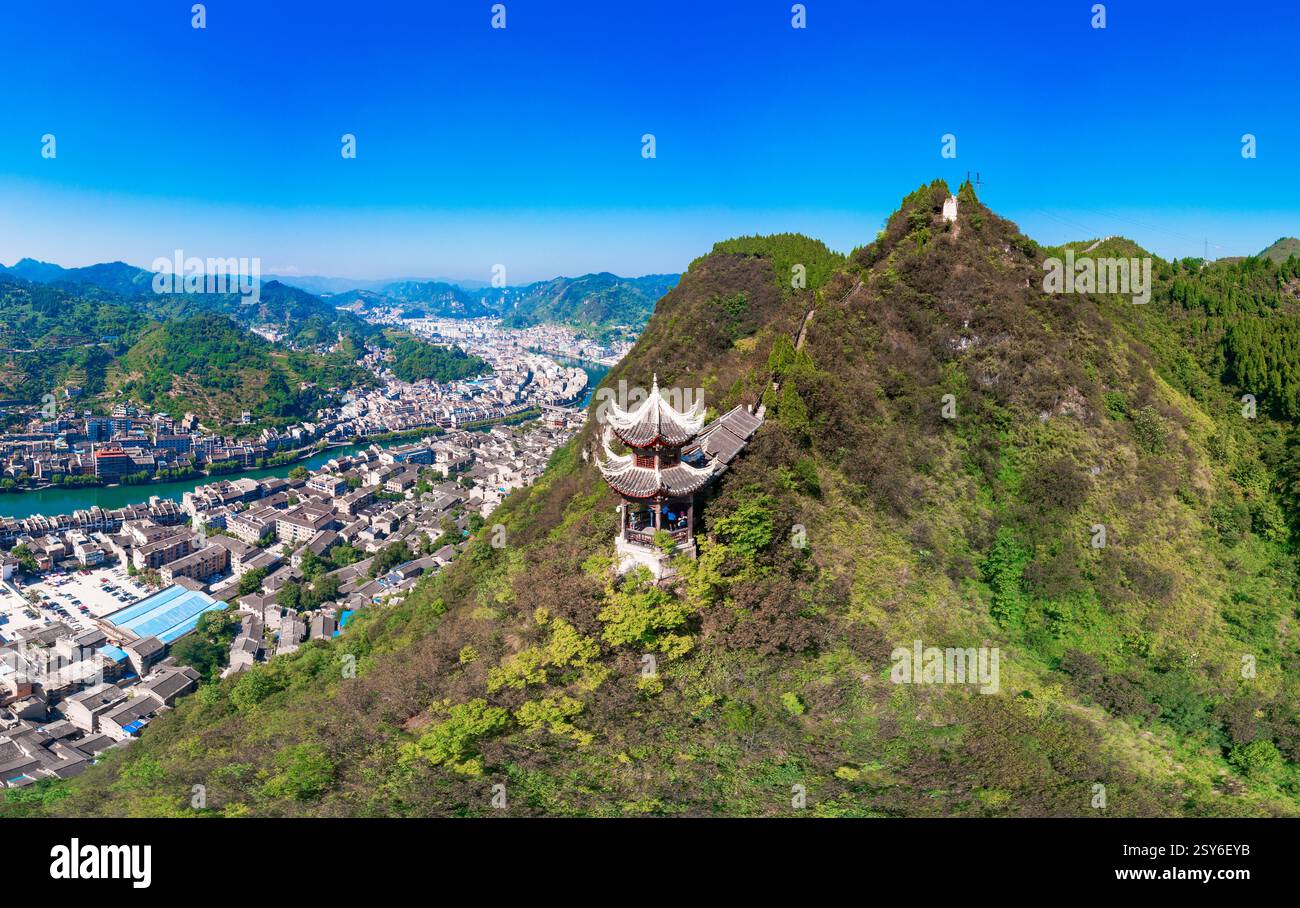 Shiping Mountain Scenic Area, Zhenyuan Ancient Town, Guizhou Province ...
