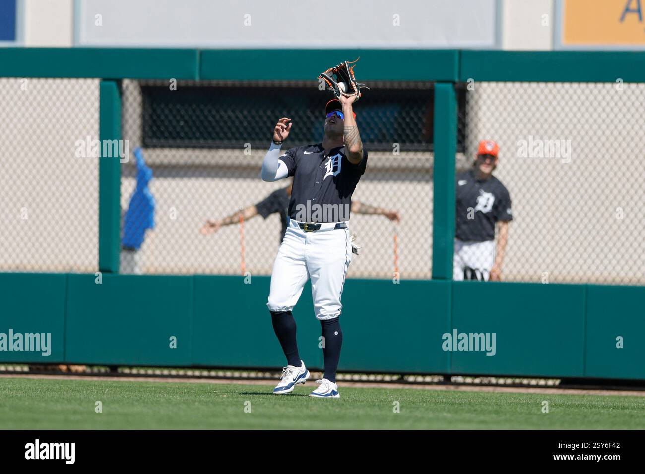 Lakeland FL USA; Detroit Tigers center fielder Bligh Madris (40 ...