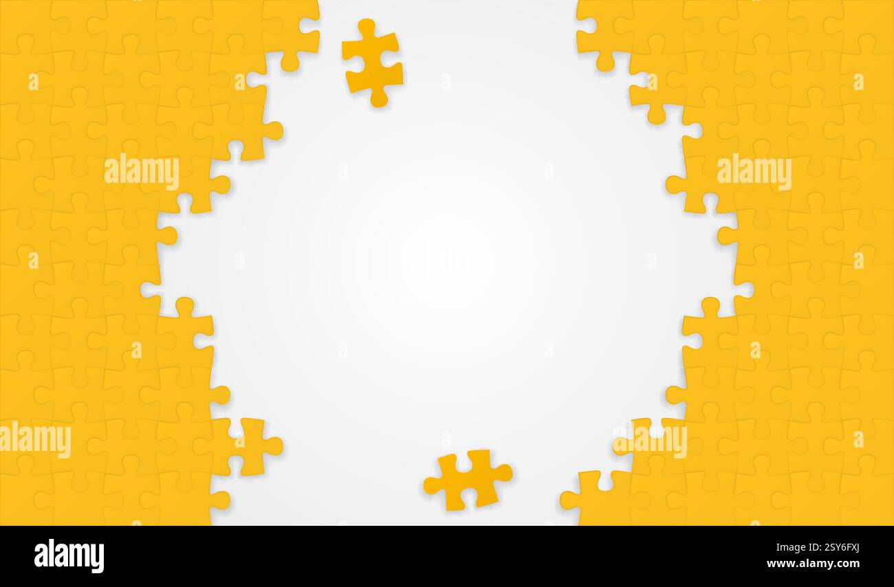 Puzzle background, game mosaic fragments. Vector Stock Vector Image ...