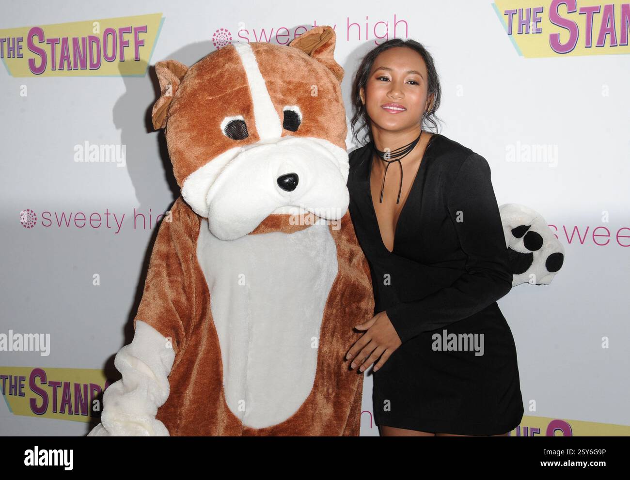 Sydney Park arriving at the premiere of 'The Standoff' at the Regal LA ...