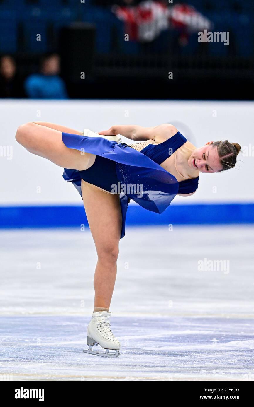 Flora Marie SCHALLER (AUT), during Junior Women Short Program, at the ...