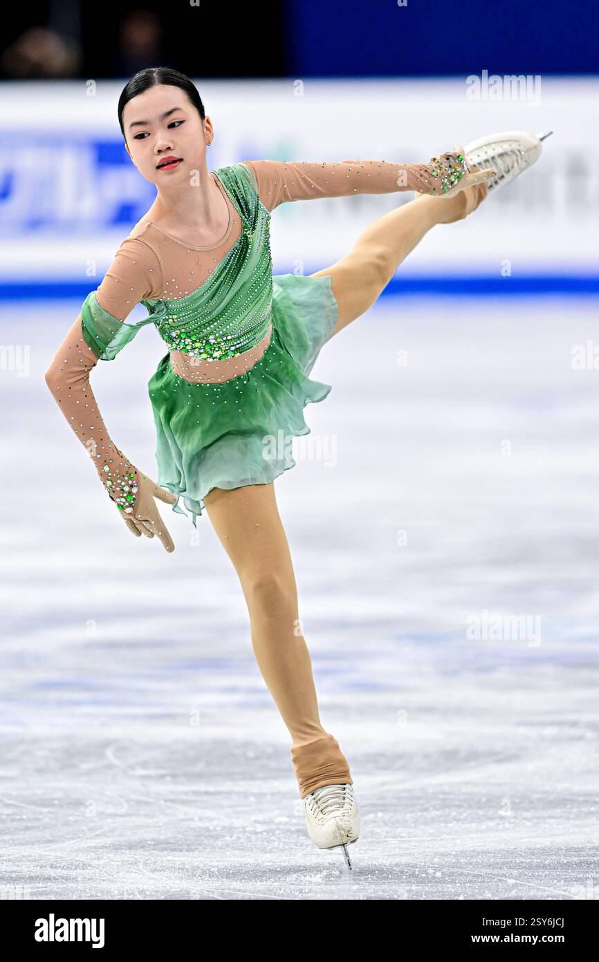 Ariel GUO (HKG), during Junior Women Short Program, at the ISU World ...