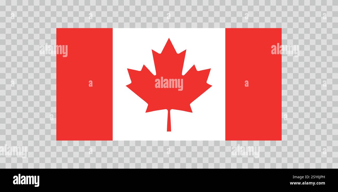 Flag of Canada. Canadian national symbol in official colors. Template ...