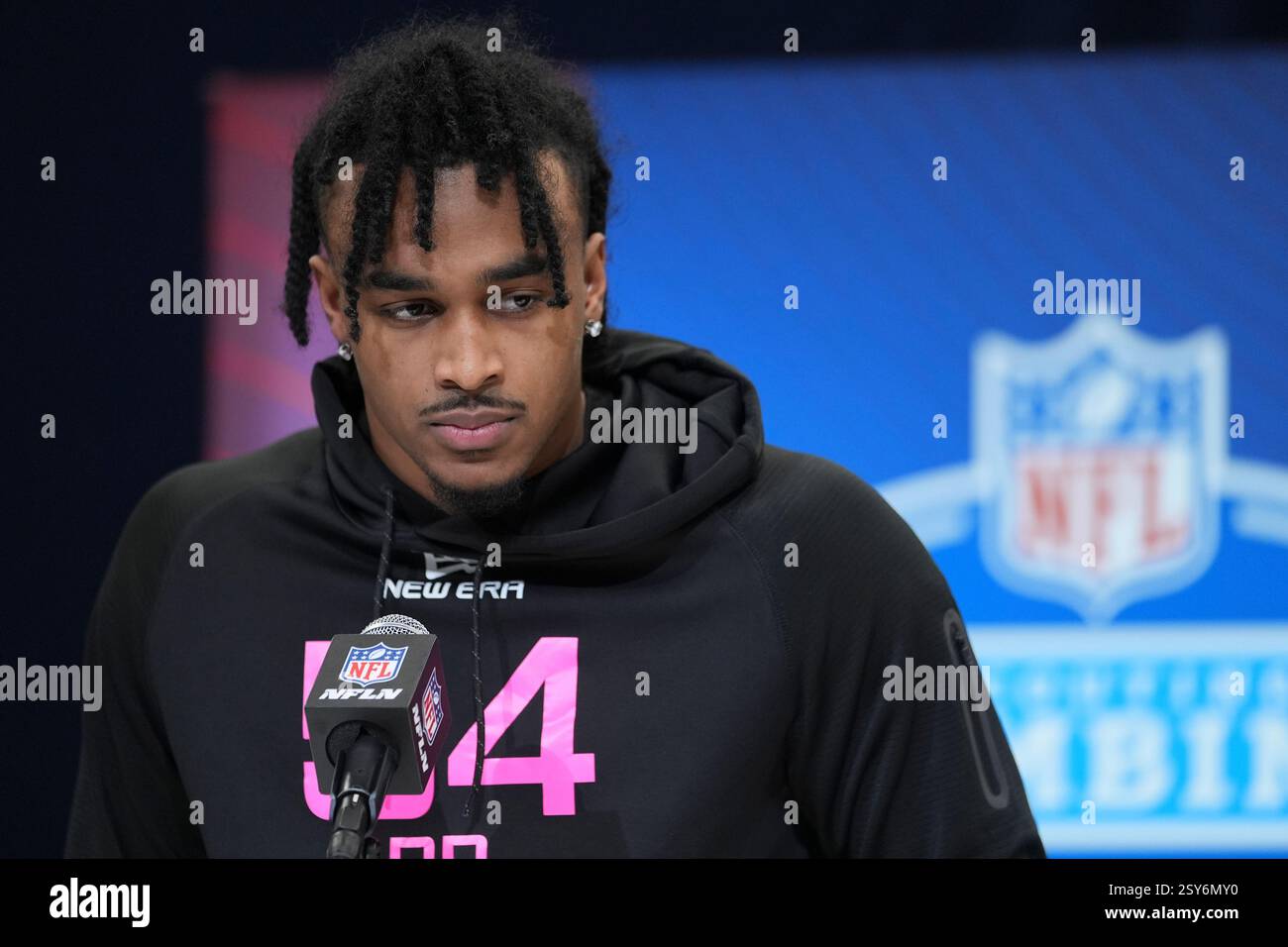 Penn State defensive back Kevin Winston Jr. speaks during a press ...