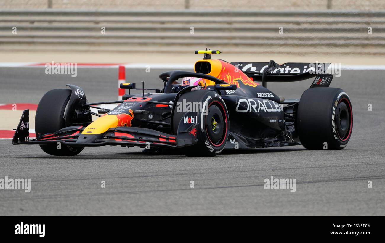 Red Bull driver Liam Lawson of New Zealand in action during a Formula ...