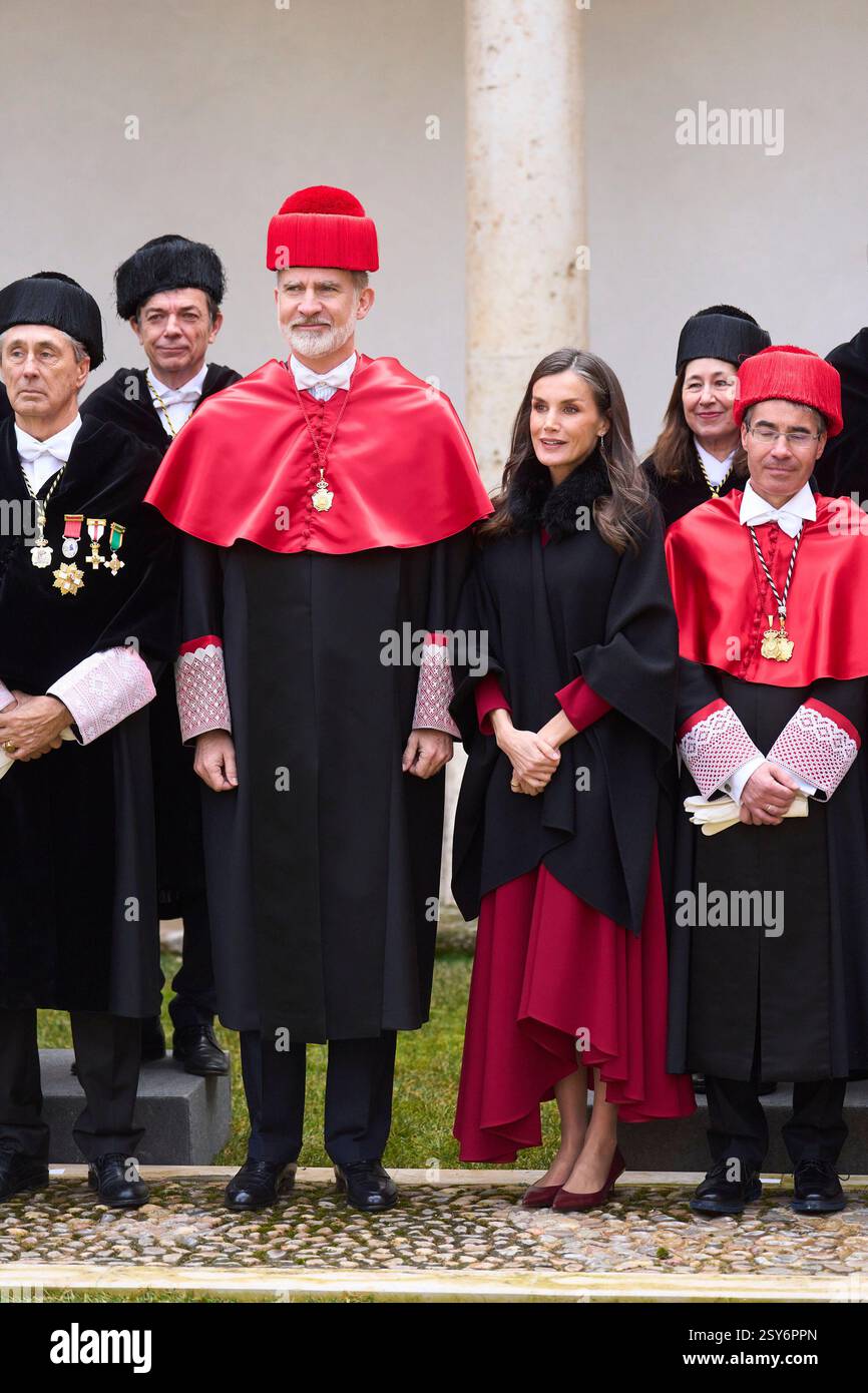 King Felipe VI of Spain, Queen Letizia of Spain attends the Investiture ...
