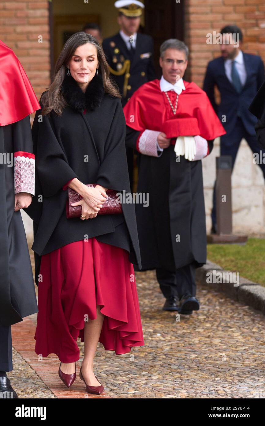 Queen Letizia of Spain attends the Investiture of King Felipe VI as Doctor Honoris Causa by the ...