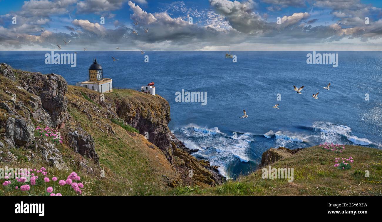 Photo of St Abb's Head Lighthouse lighthouse, St Abbs Head, Berekshire ...