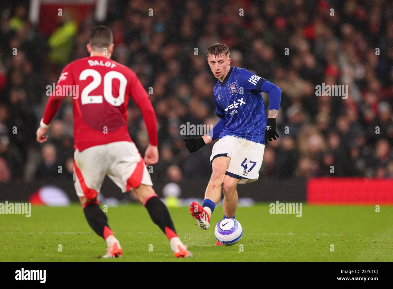 Jack Clarke of Ipswich Town - Manchester United v Ipswich Town, Premier ...