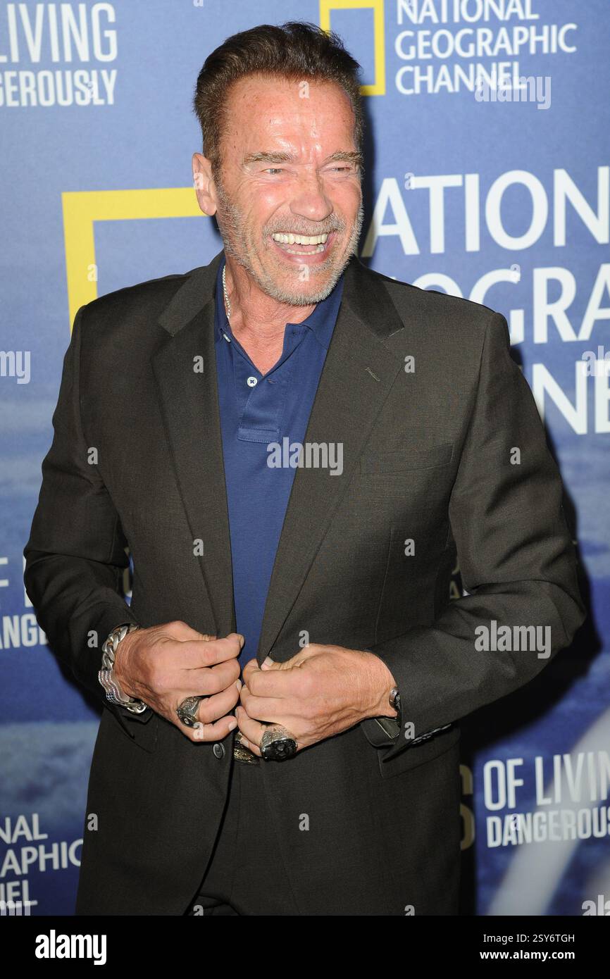 Arnold Schwarzenegger attending National Geographic's 'Years Of Living ...