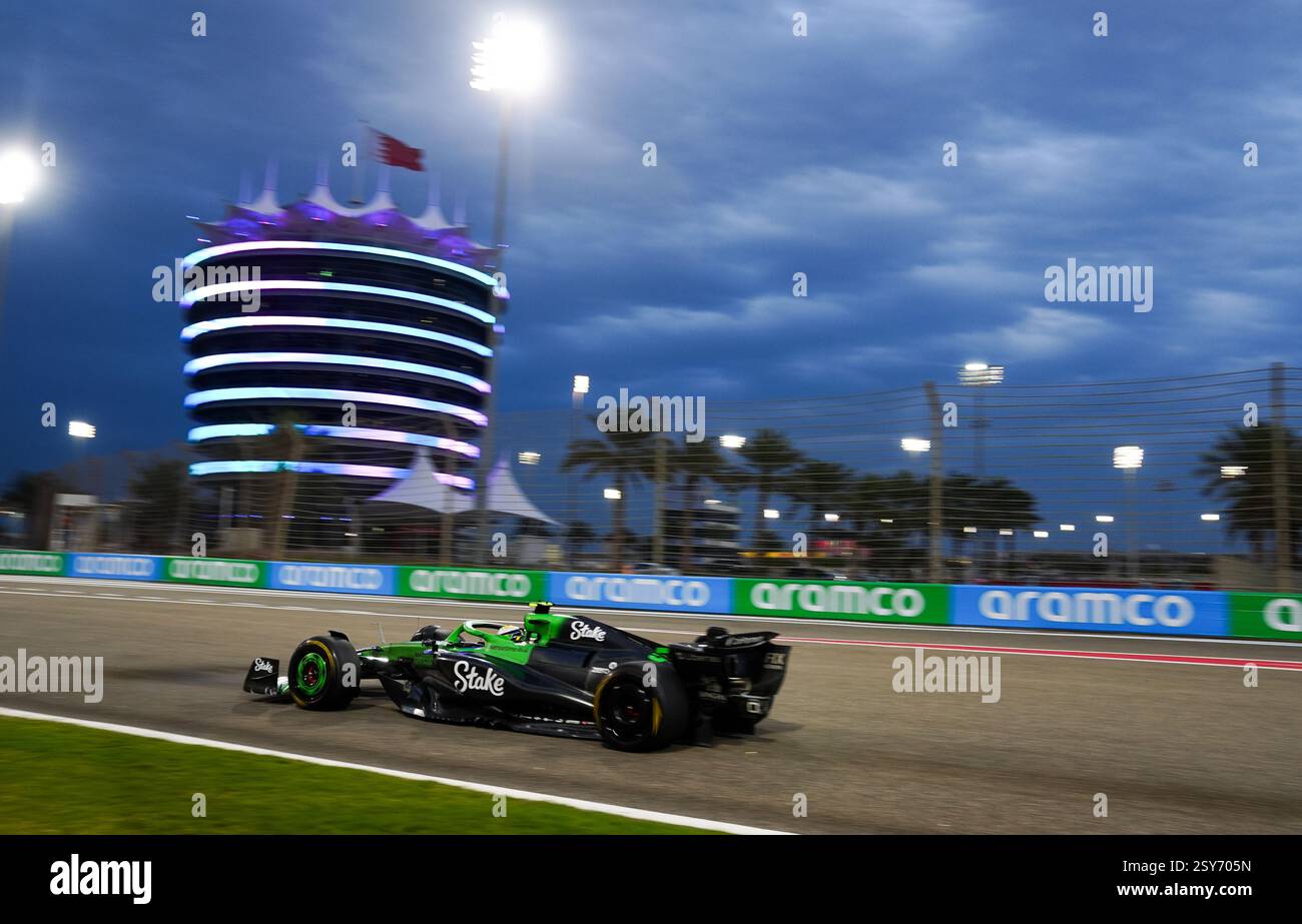 Kick Sauber driver Gabriel Bortoleto on day two of pre-season testing ...