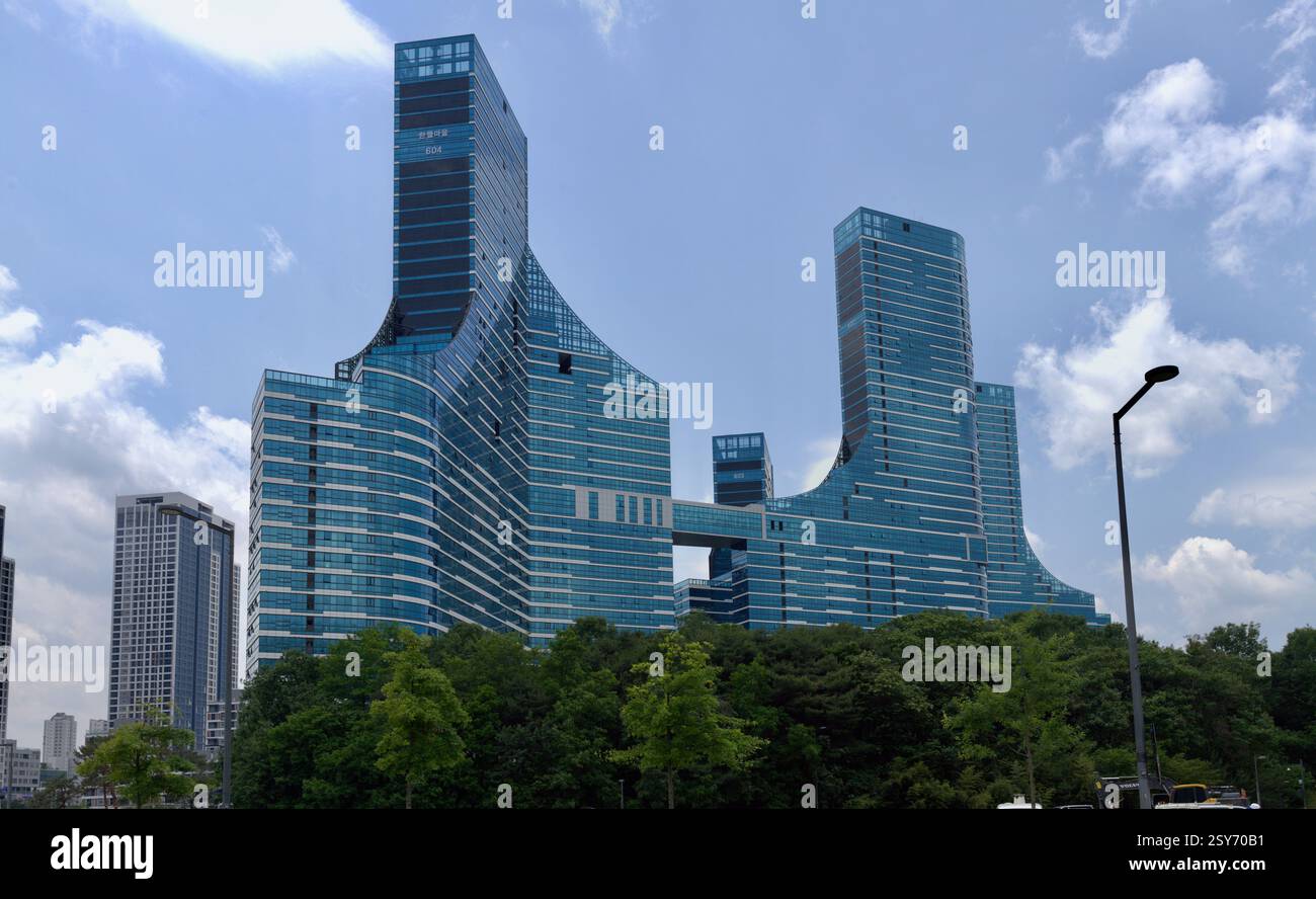 Sejong City, South Korea - May 26, 2021: A striking view of the ...