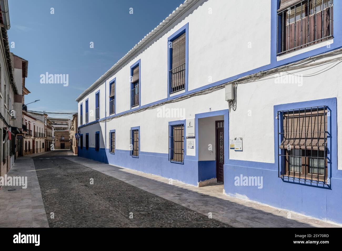 Primary Care Social Services building in the town of Moral de Calatrava ...
