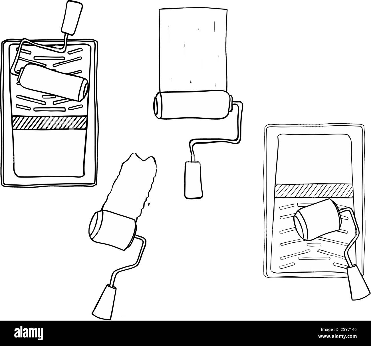 Decorating materials Stock Vector Images - Alamy