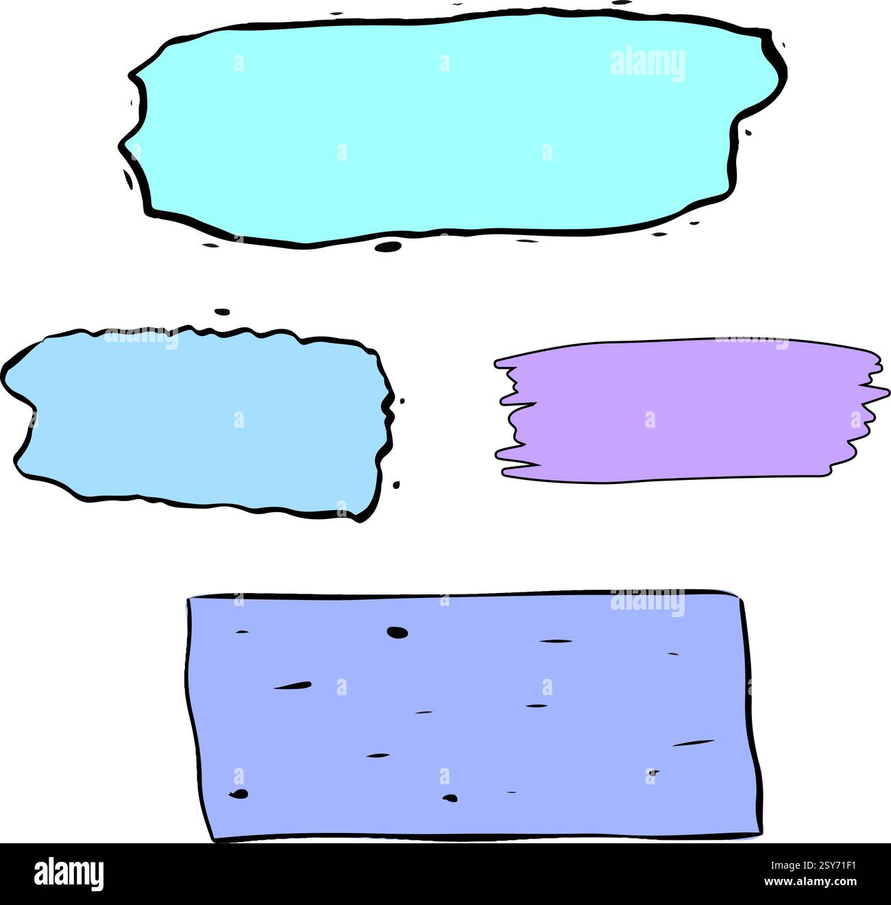 Roller brush dirty in Stock Vector Images - Alamy