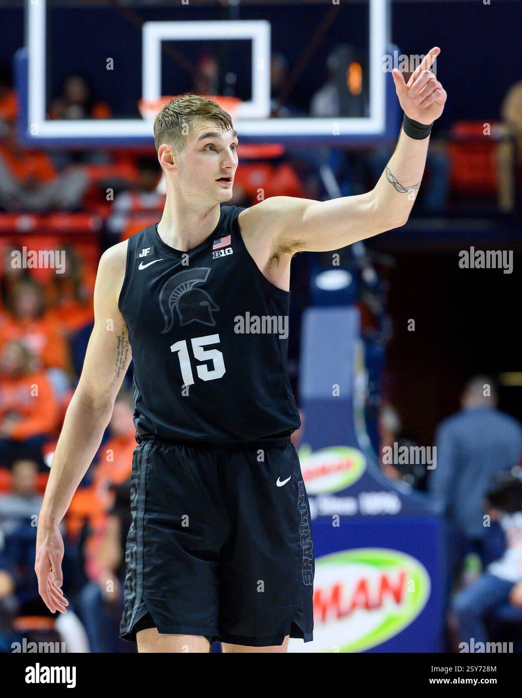 Michigan State's Carson Cooper during an NCAA college basketball game ...