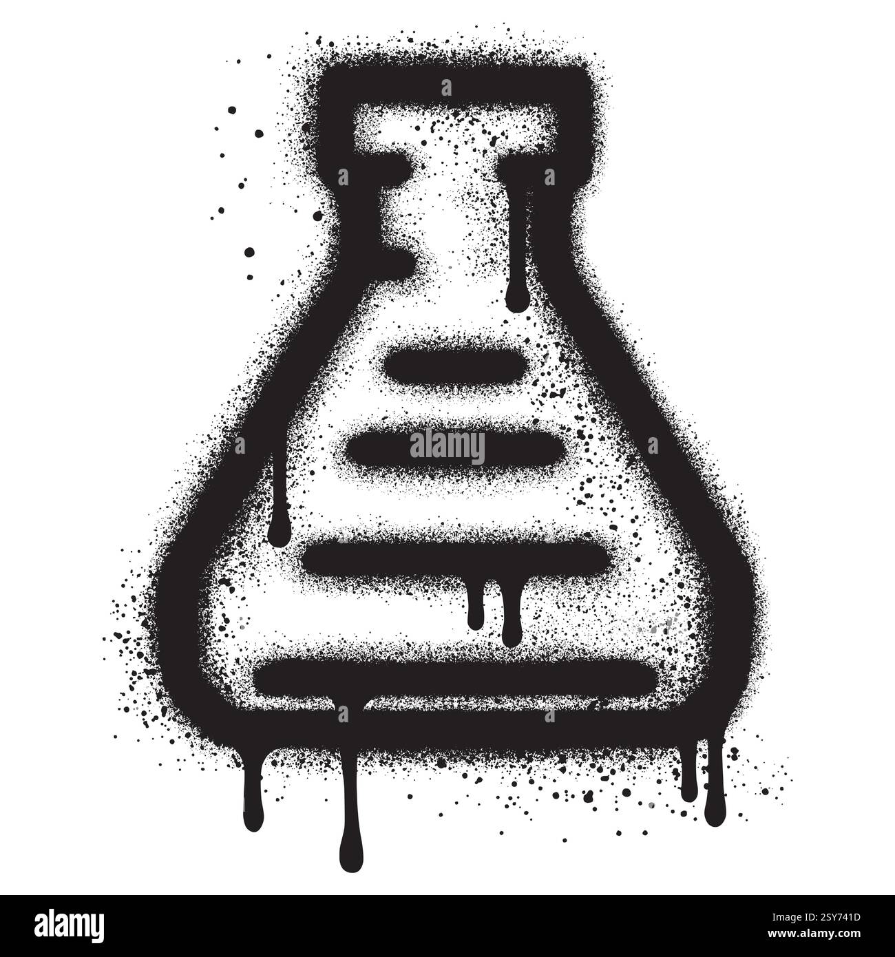 Black cosmetic container bottle Black and White Stock Photos & Images ...