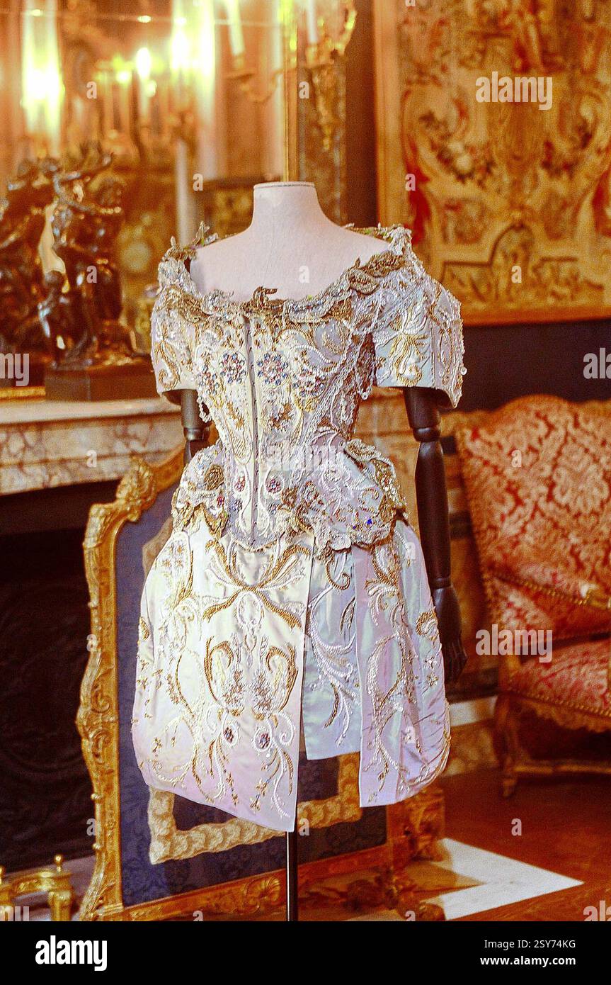 Exhibition Louvre Couture at Musee du Louvre, Paris, France on February ...