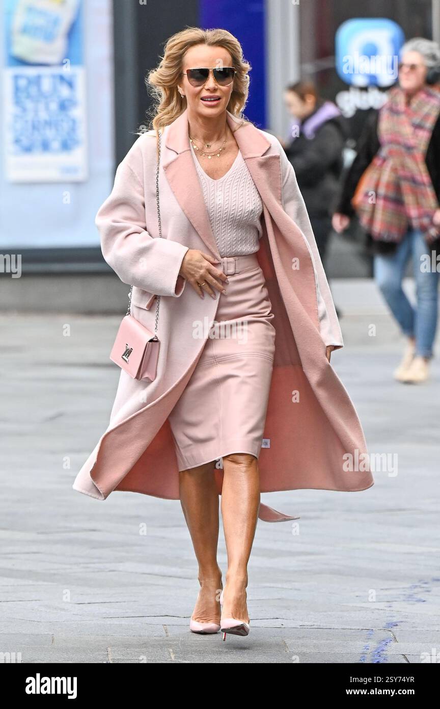 Amanda Holden seen leaving Global Studios, Heart Breakfast Show. London ...